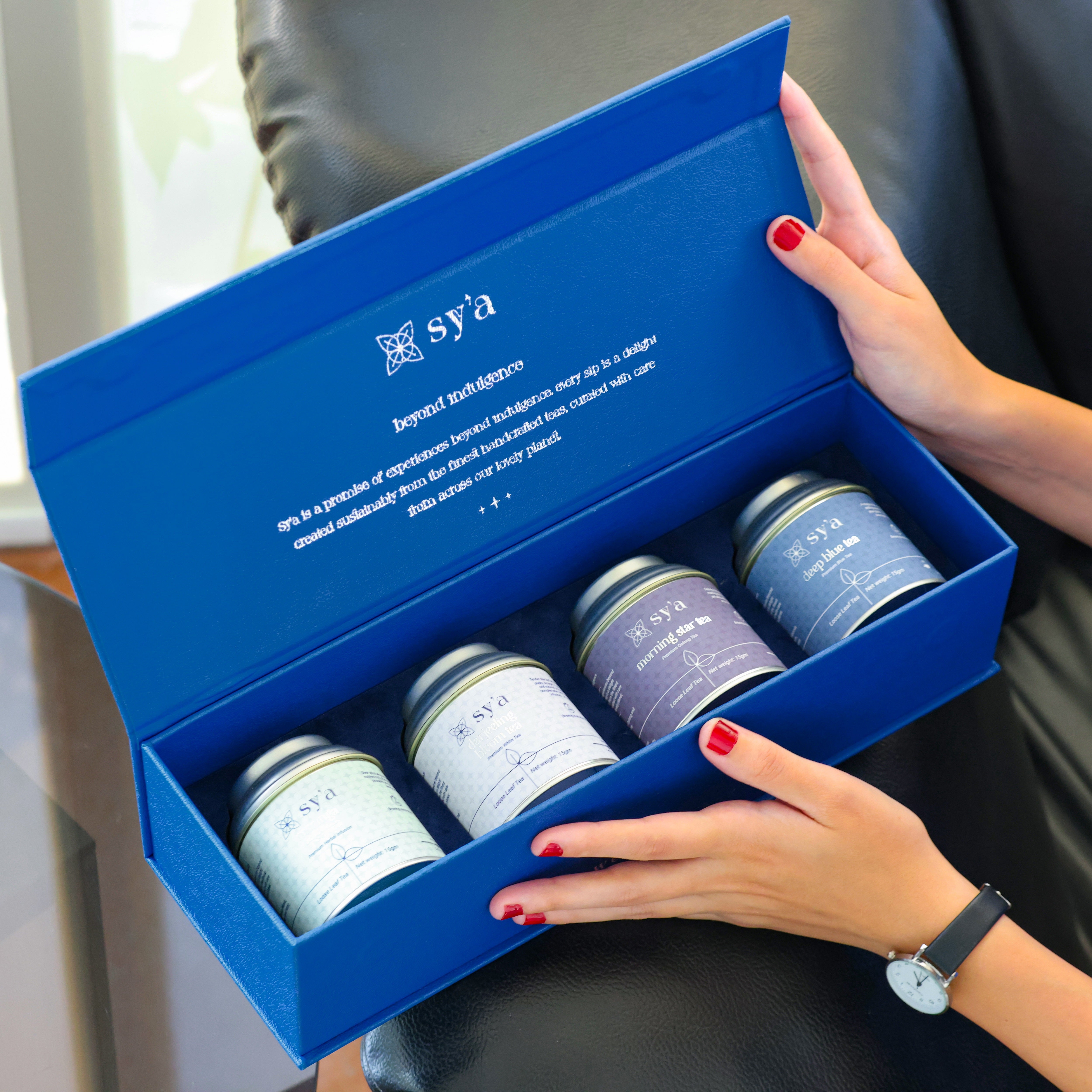 wellness tea gift set assorted | healthful tea blends - sy'a teas – sy’a